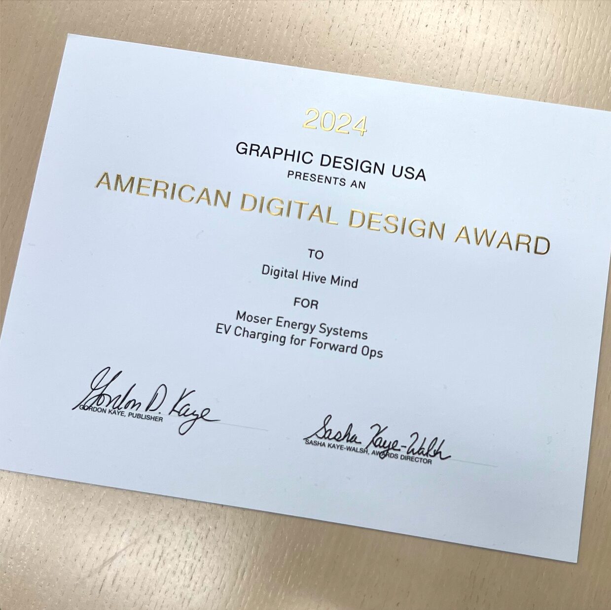 Digital Hive Mind Wins Digital Design Award From Graphic Design USA – Digital Hive Mind
